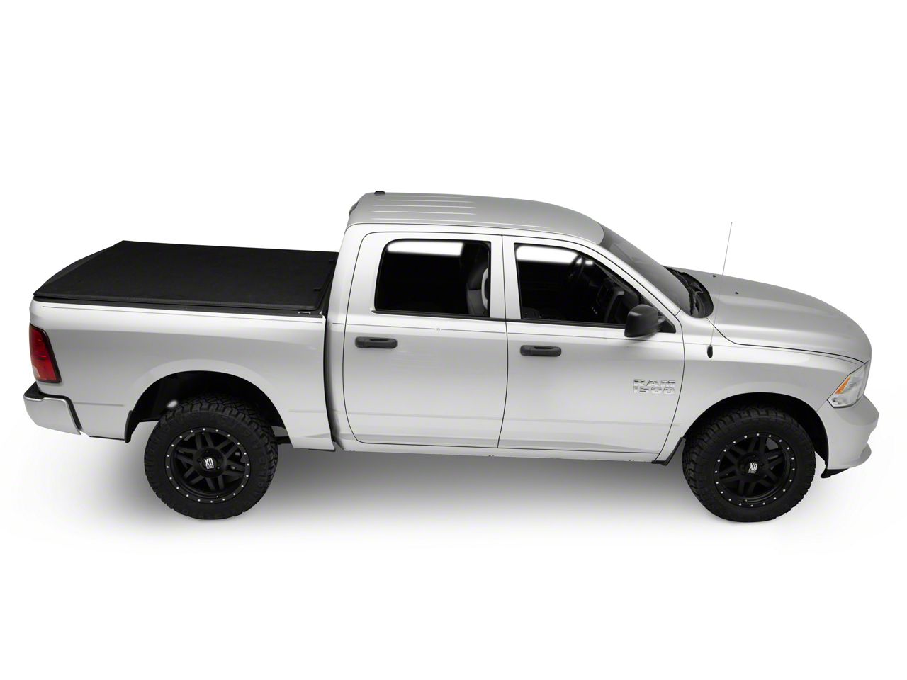 RAM Licensed by TruShield RAM 1500 Locking Roll-Up Tonneau Cover ...