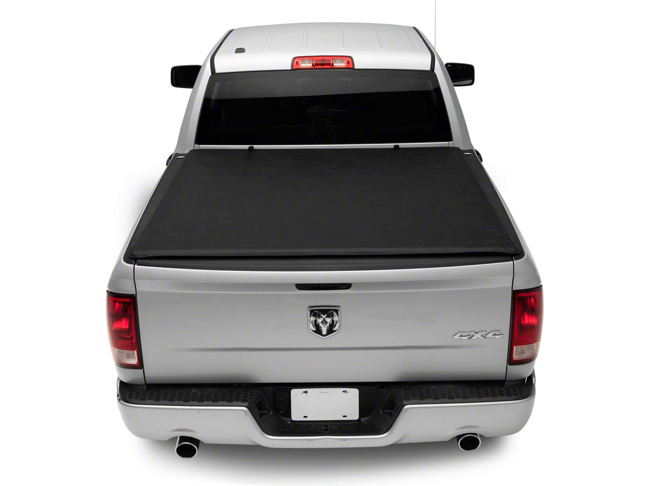 RAM Licensed by TruShield RAM 1500 Locking Roll-Up Tonneau Cover ...