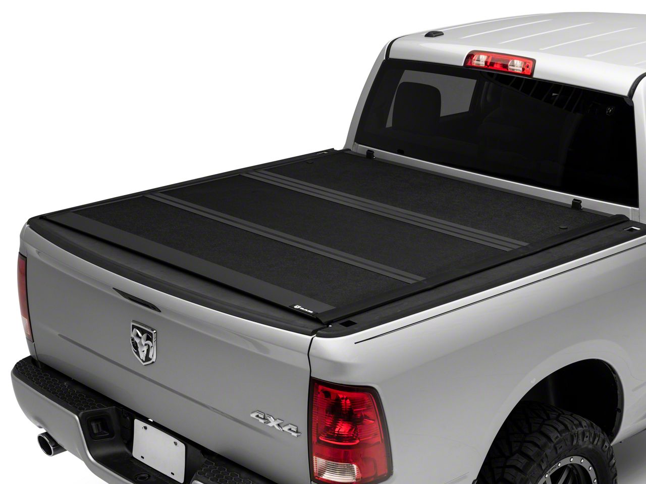 RAM Licensed by TruShield RAM 1500 Low Profile Hard Tri-Fold Tonneau ...