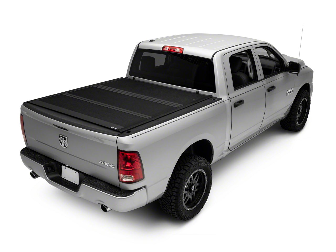 RAM Licensed by TruShield RAM 1500 Low Profile Hard Tri-Fold Tonneau ...