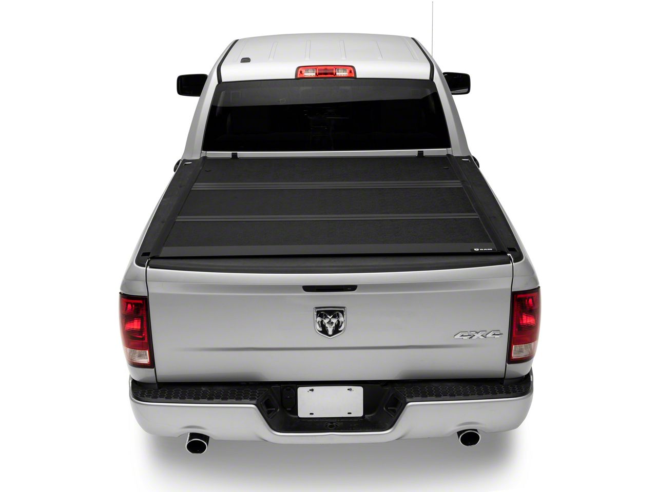 RAM Licensed by TruShield RAM 1500 Low Profile Hard Tri-Fold Tonneau ...