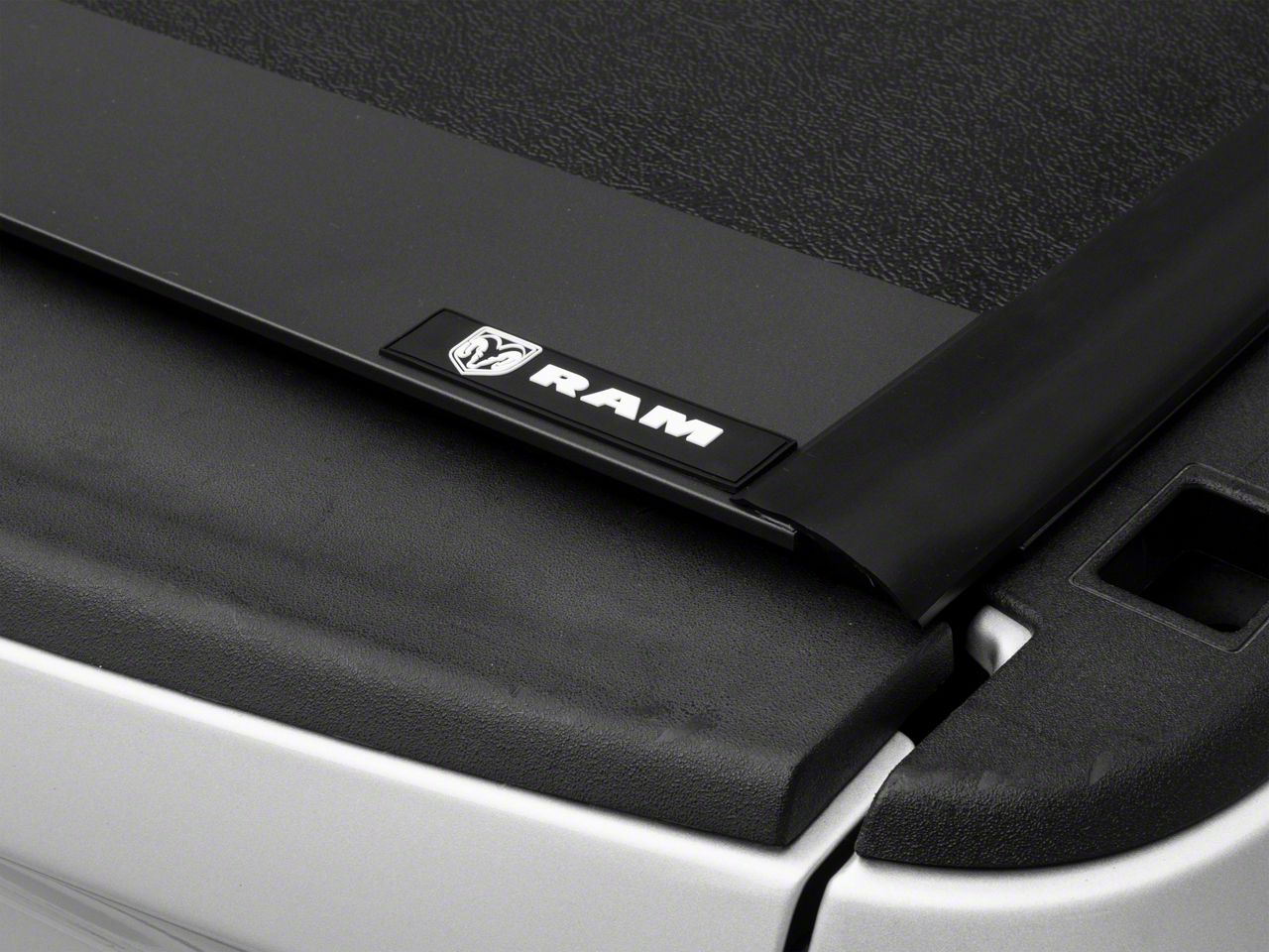 RAM Licensed by TruShield RAM 1500 Low Profile Hard Tri-Fold Tonneau ...