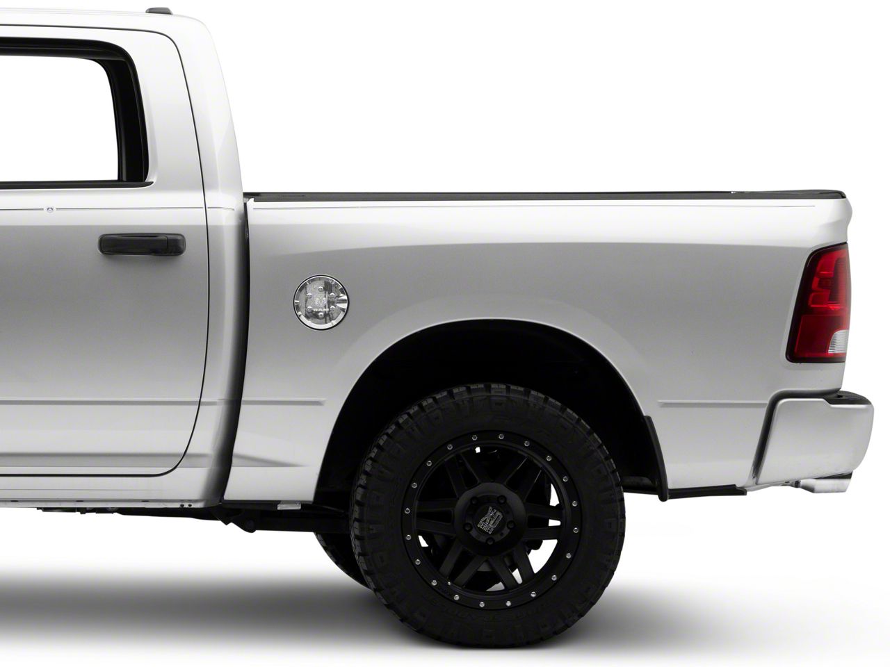 RAM Licensed by RedRock RAM 1500 Fuel Tank Door Cover; Chrome 402907 ...