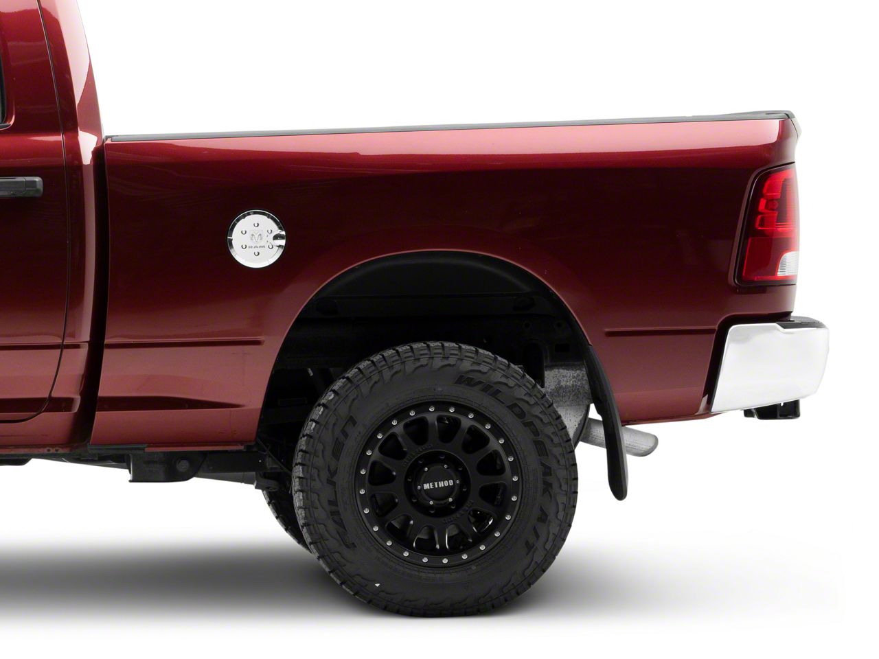 RAM Licensed by RedRock RAM 2500 Fuel Tank Door Cover; Chrome 402907 ...
