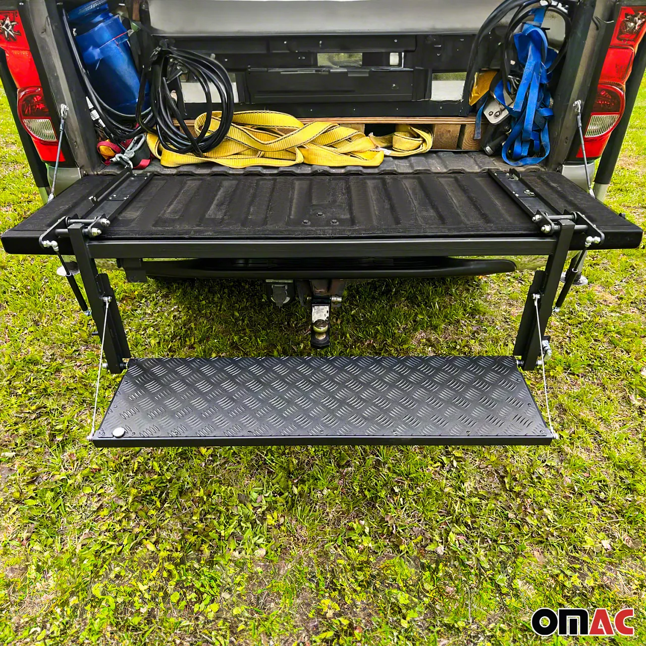 OMAC F-150 Foldable Truck Bed Step U028429 (15-26 F-150 w/o Pro Access ...