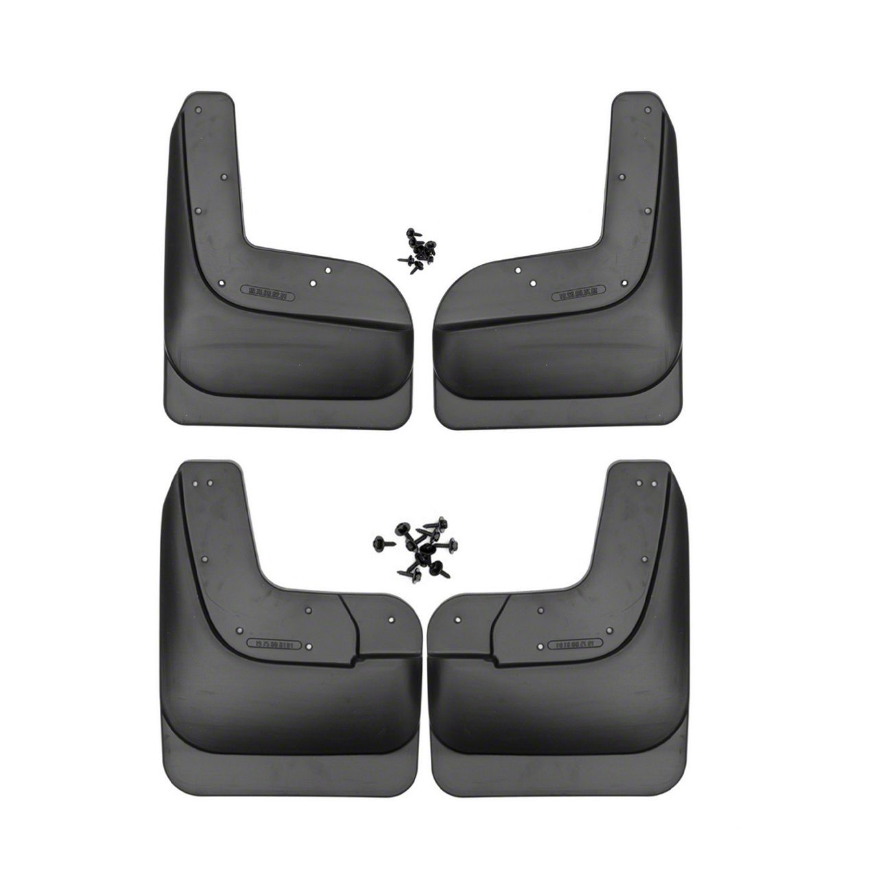 OMAC F-150 Molded Splash Guards; Front and Rear 2695MF-SET-1 (17-20 F ...