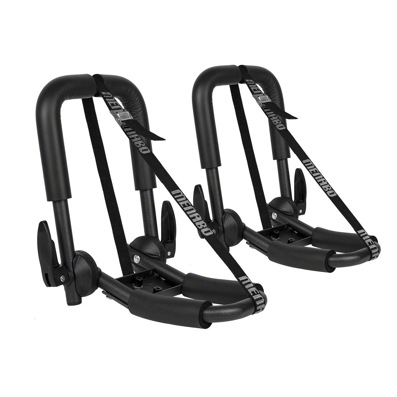 OMAC Silverado 2500 Canoe/Kayak Roof Rack Carrier Cross J-Bar; Black ...