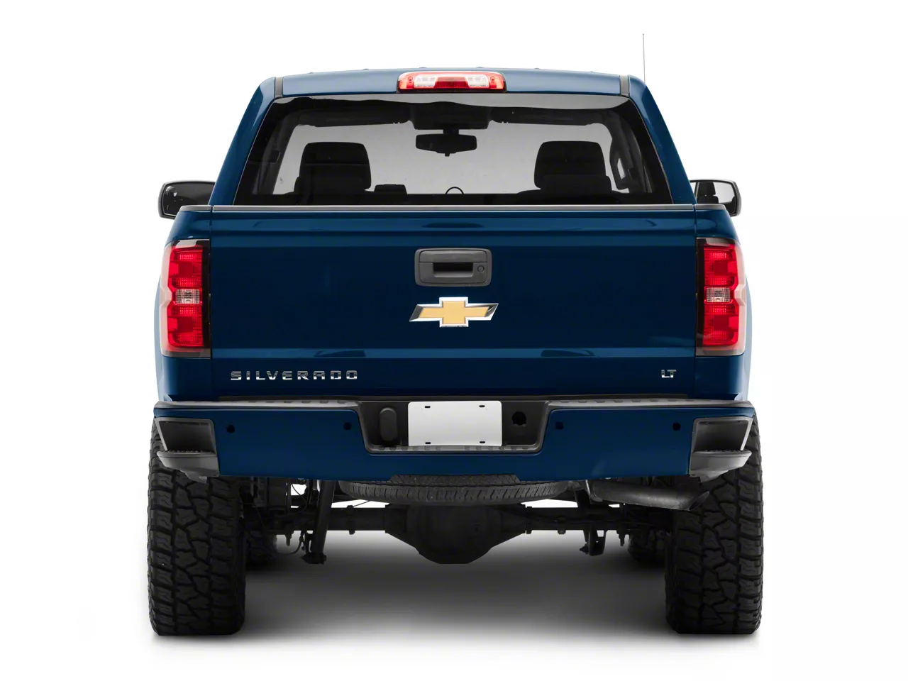 OPR Silverado 1500 OEM Style Steel Rear Bumper; Pre-Drilled for Backup ...