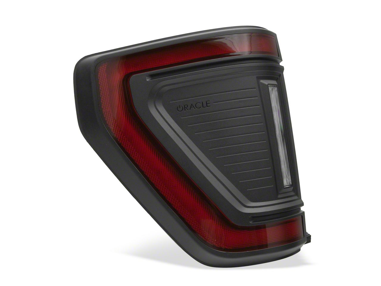 Oracle F-150 Flush Style LED Tail Lights; Black Housing; Clear Lens ...