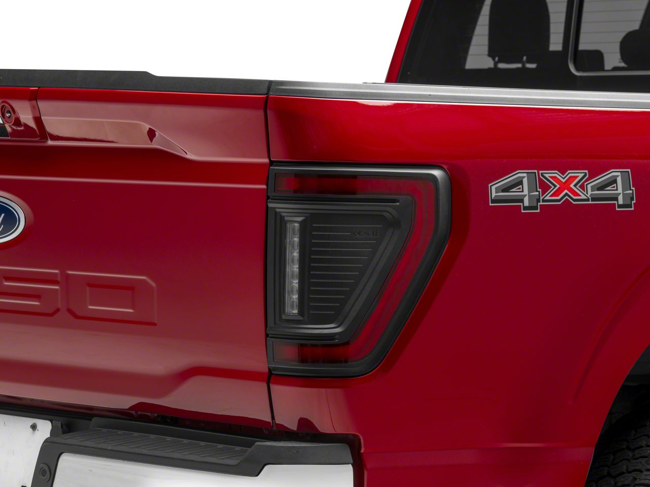 Oracle F-150 Flush Style LED Tail Lights; Black Housing; Clear Lens ...