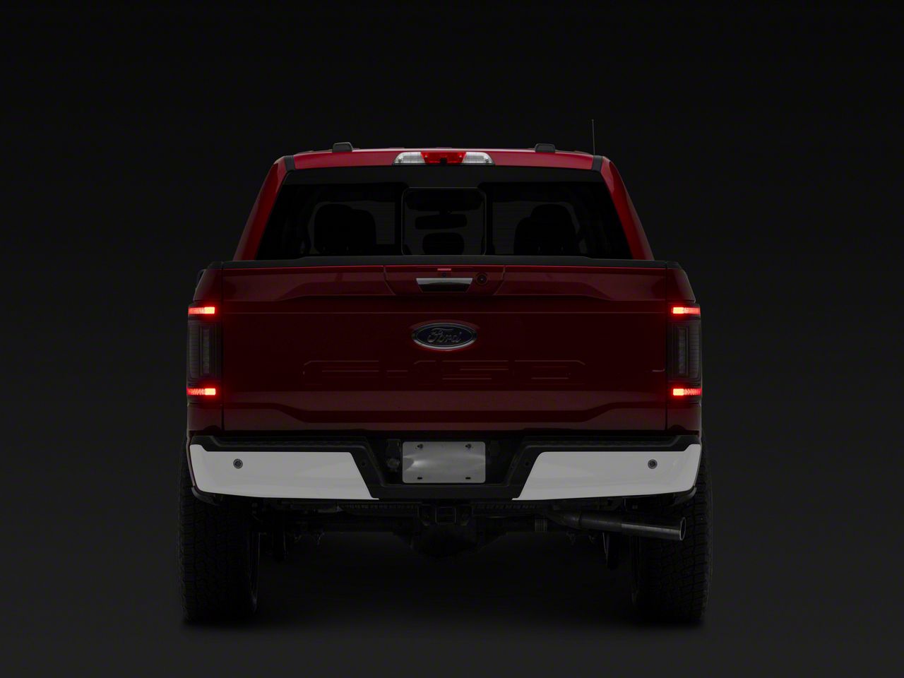 Oracle F-150 Flush Style LED Tail Lights; Black Housing; Clear Lens ...