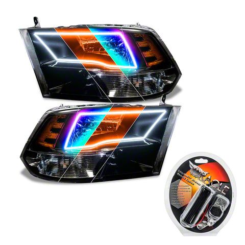 Oracle RAM 1500 OE Style Quad Headlights with ColorSHIFT Switchback ...