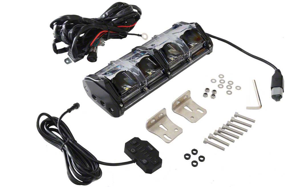 Overland Vehicle Systems F-250 Super Duty EKO 10-Inch LED/RGB Light Bar ...