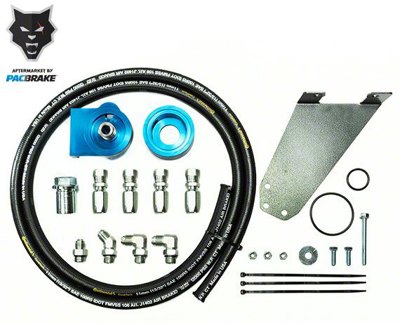 Pacbrake RAM 2500 Oil Filter Relocation Kit HP10591 (94-02 5.9L I6 RAM ...
