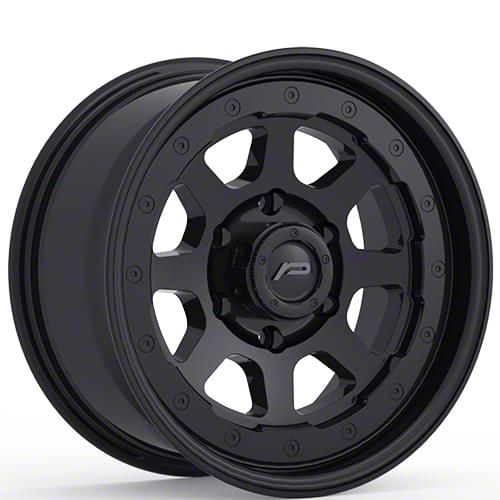 Pacer Silverado 1500 Nighthawk Satin Black 6-Lug Wheel; 17x8.5; 15mm ...