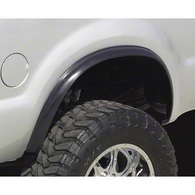 F-250 Super Duty Flexy Flare Rubber Fender Extensions; Heavy Duty; 1-3/ ...