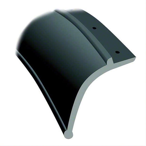 Silverado 1500 Flexy Flare Rubber Fender Extensions; Heavy Duty No-Lip ...