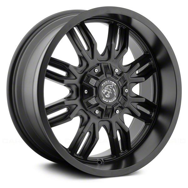 Panther Off Road F-150 580 Gloss Black 6-Lug Wheel; 18x9; -12mm Offset ...