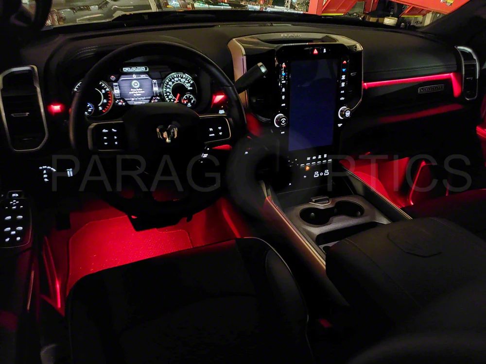 Paragoptics RAM 1500 Full Ambient Lighting Retrofit Kit; True Red DT ...