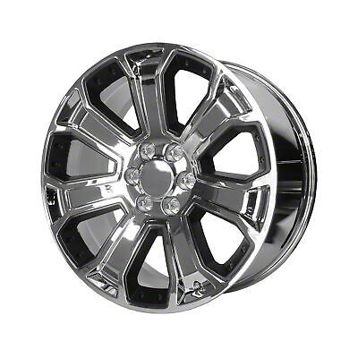 Sierra 1500 PR113 Chrome with Matte Black Accents 6-Lug Wheel; 22x9 ...