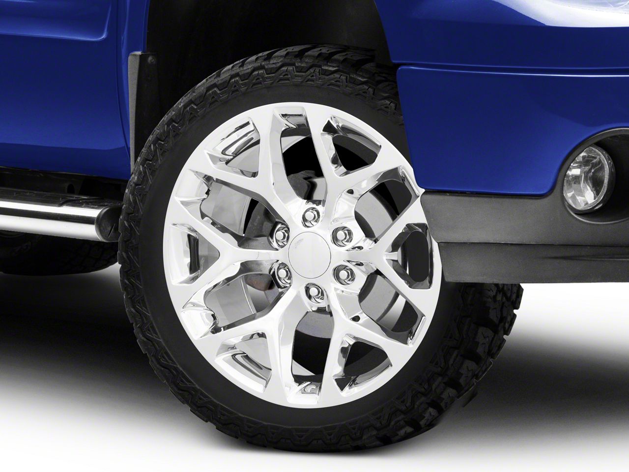 Performance Replicas Sierra 1500 PR176 Chrome 6-Lug Wheel; 24x10; 24mm ...