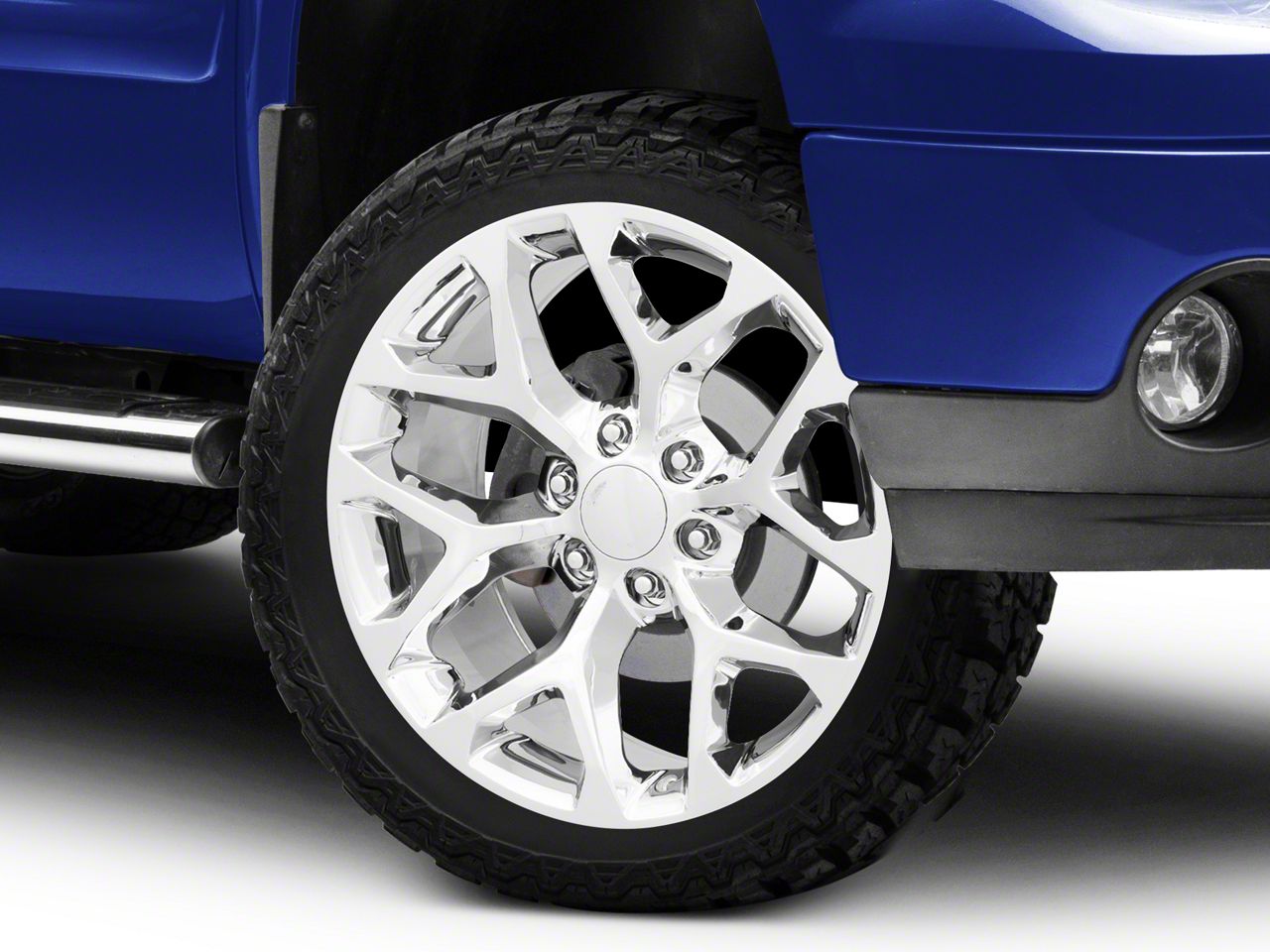 Sierra 1500 PR176 Chrome 6-Lug Wheel; 24x10; 31mm Offset (07-13 Sierra ...