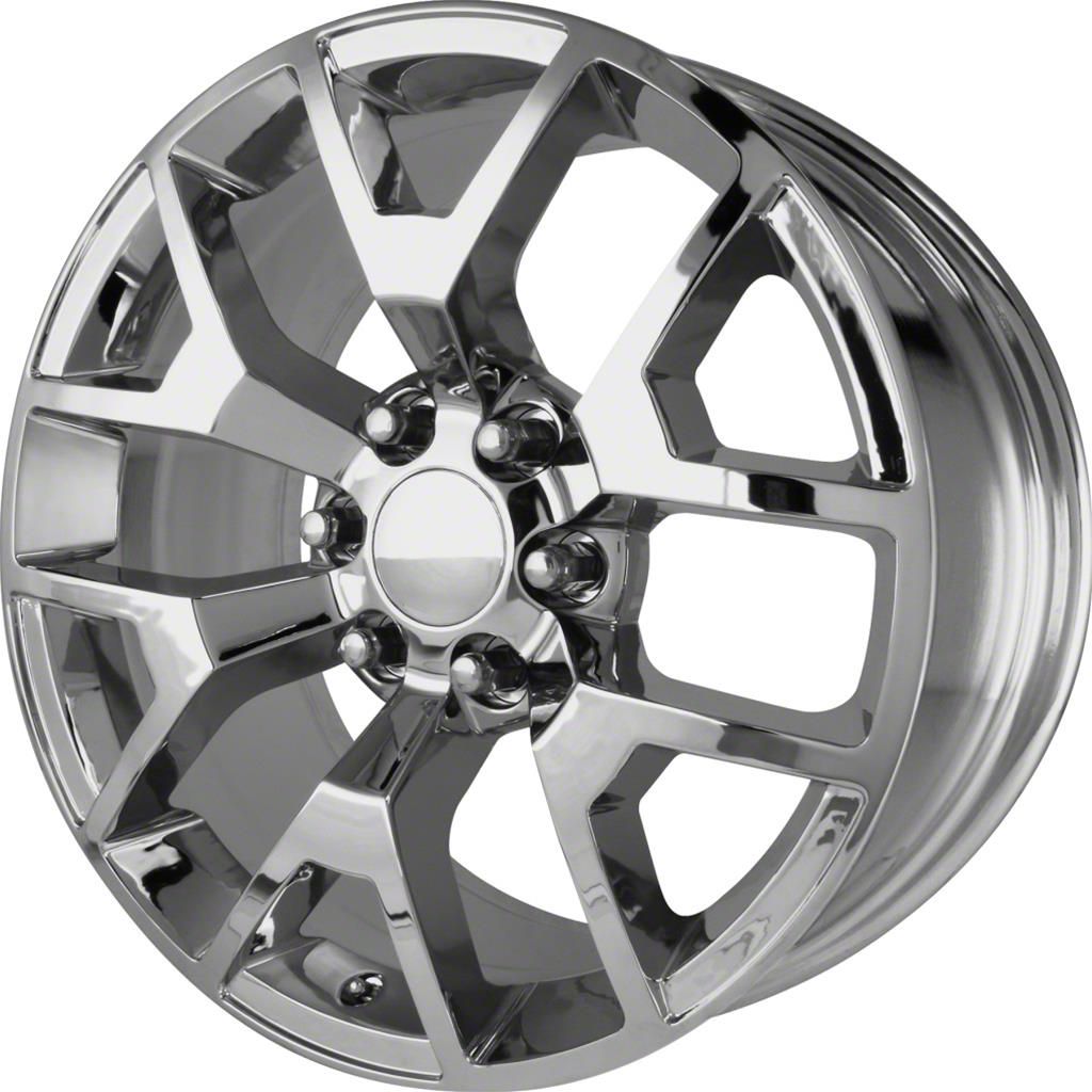 Silverado 1500 PR150 Chrome 6-Lug Wheel; 20x9; 27mm Offset (07-13 ...