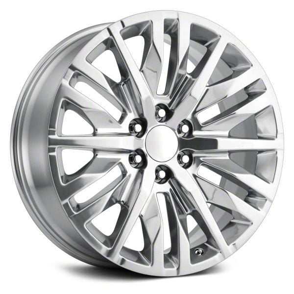Performance Replicas Silverado 1500 PR198 Polished 6-Lug Wheel; 22x9 ...