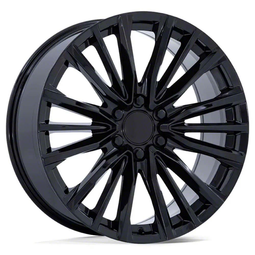 Silverado 1500 PR223 Gloss Black 6-Lug Wheel; 26x10; 28mm Offset (07-13 ...