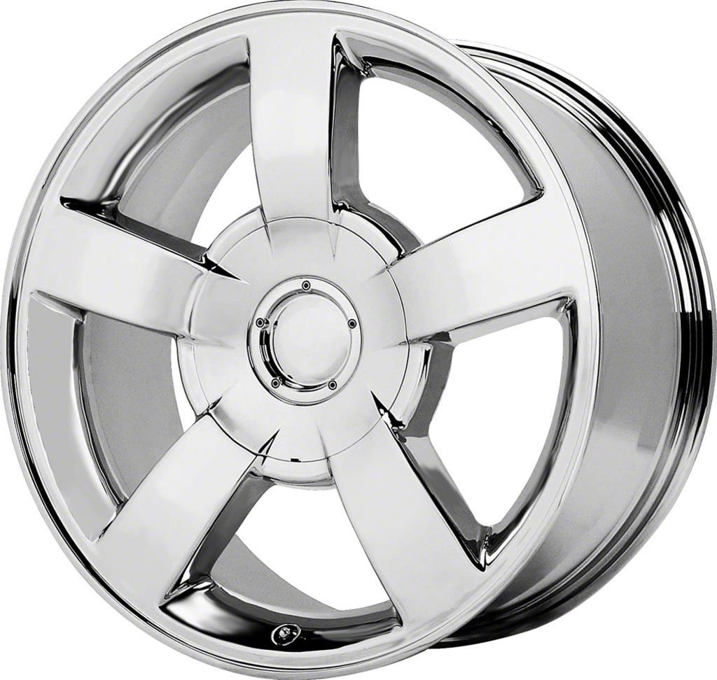 Sierra 1500 PR112 Chrome 6-Lug Wheel; 22x10; 30mm Offset (14-18 Sierra ...