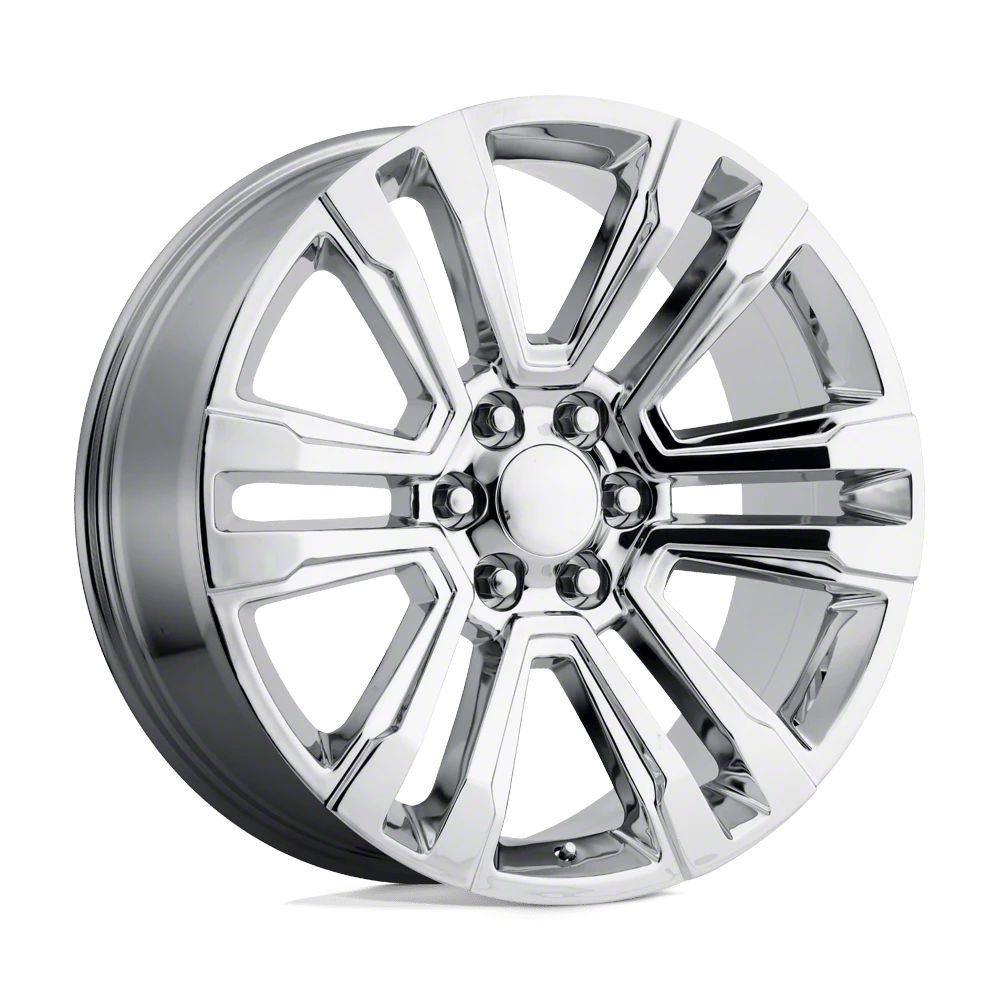 Silverado 1500 PR182 Chrome 6-Lug Wheel; 24x10; 31mm Offset (14-18 ...