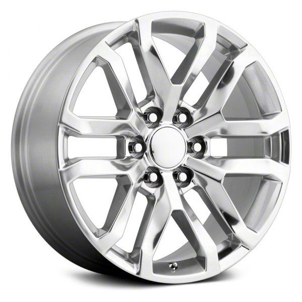 Silverado 1500 PR196 Polished 6-Lug Wheel; 22x9; 24mm Offset (14-18 ...