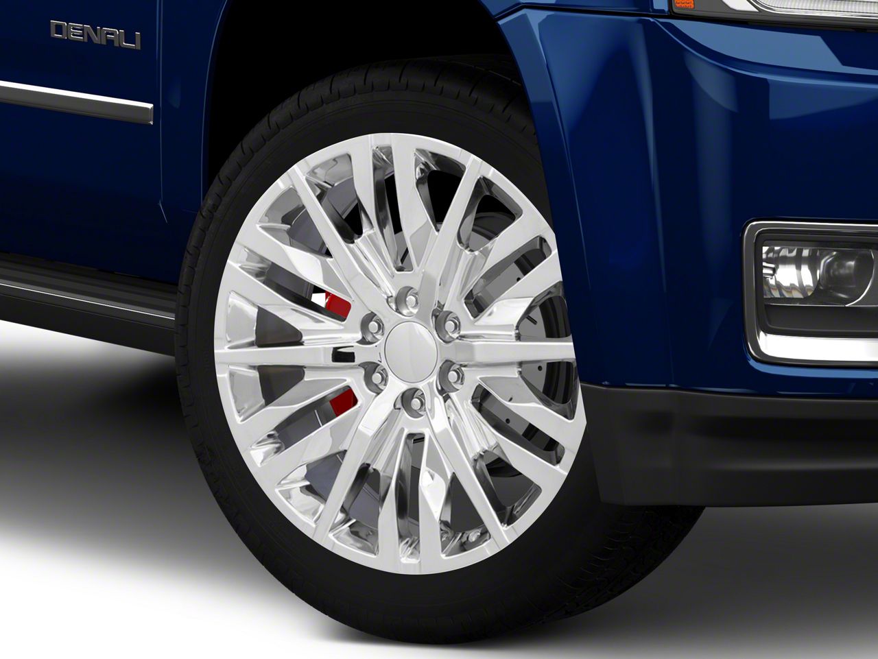 Yukon PR198 Chrome 6-Lug Wheel; 22x9; 28mm Offset (15-20 Yukon) - Free ...