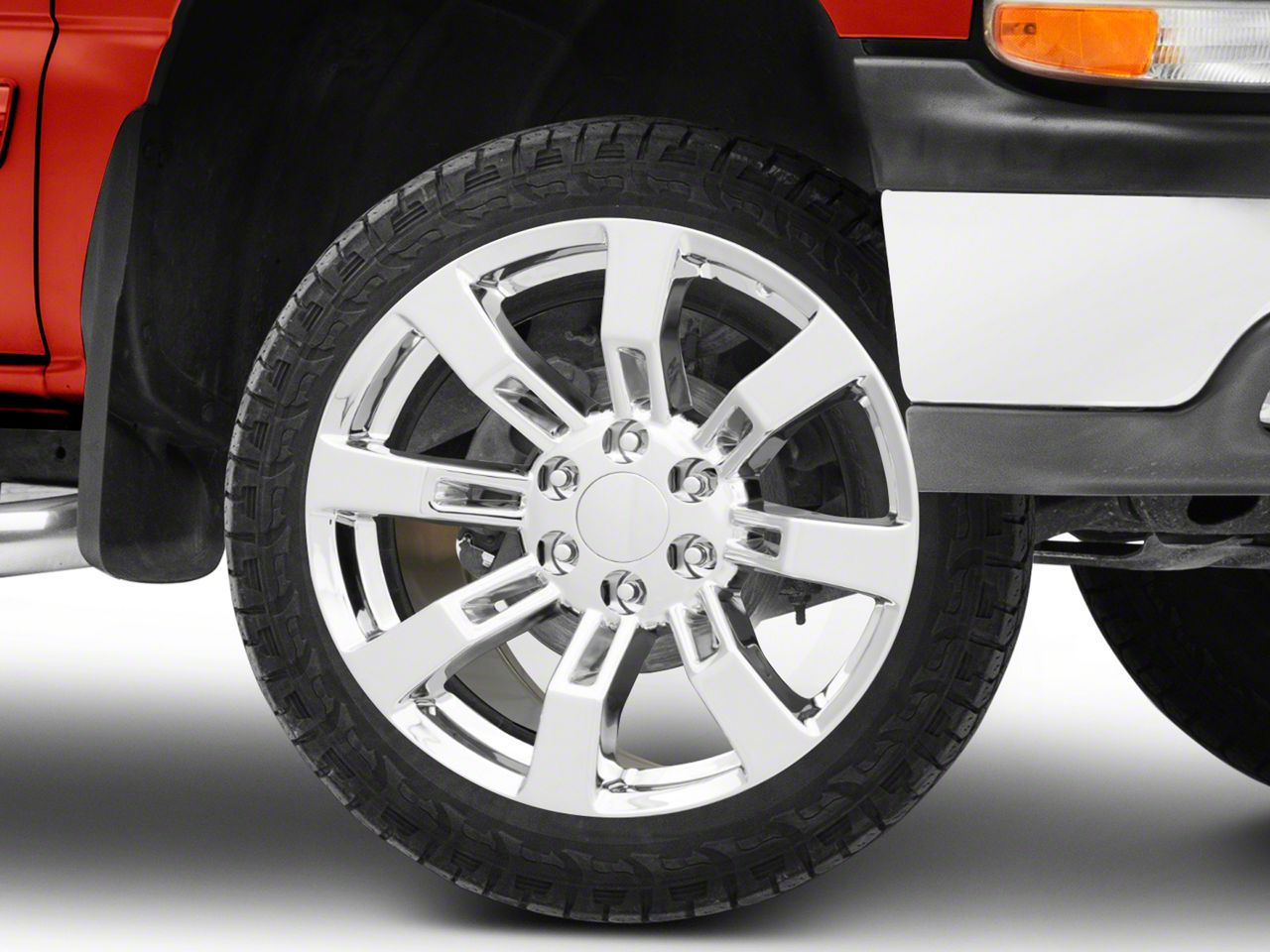 Silverado 1500 PR144 Chrome 6-Lug Wheel; 24x10; 31mm Offset (99-06 ...