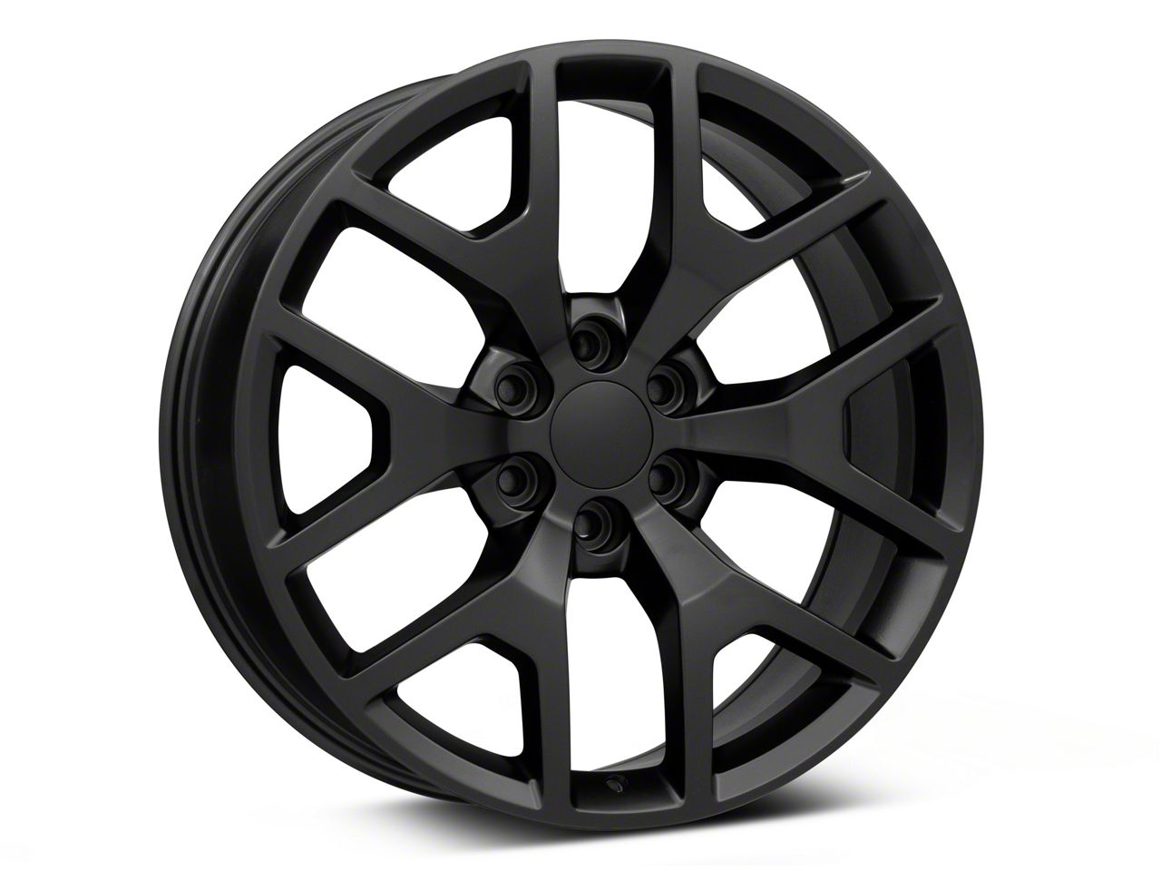 Silverado 1500 PR169 Matte Black 6-Lug Wheel; 20x9; 27mm Offset (99-06 ...