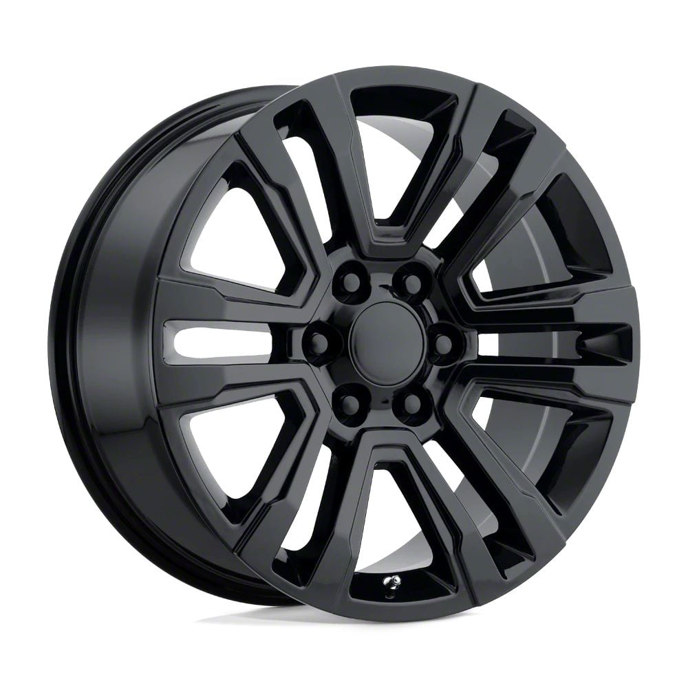 Performance Replicas Silverado 1500 PR182 Gloss Black 6-Lug Wheel ...