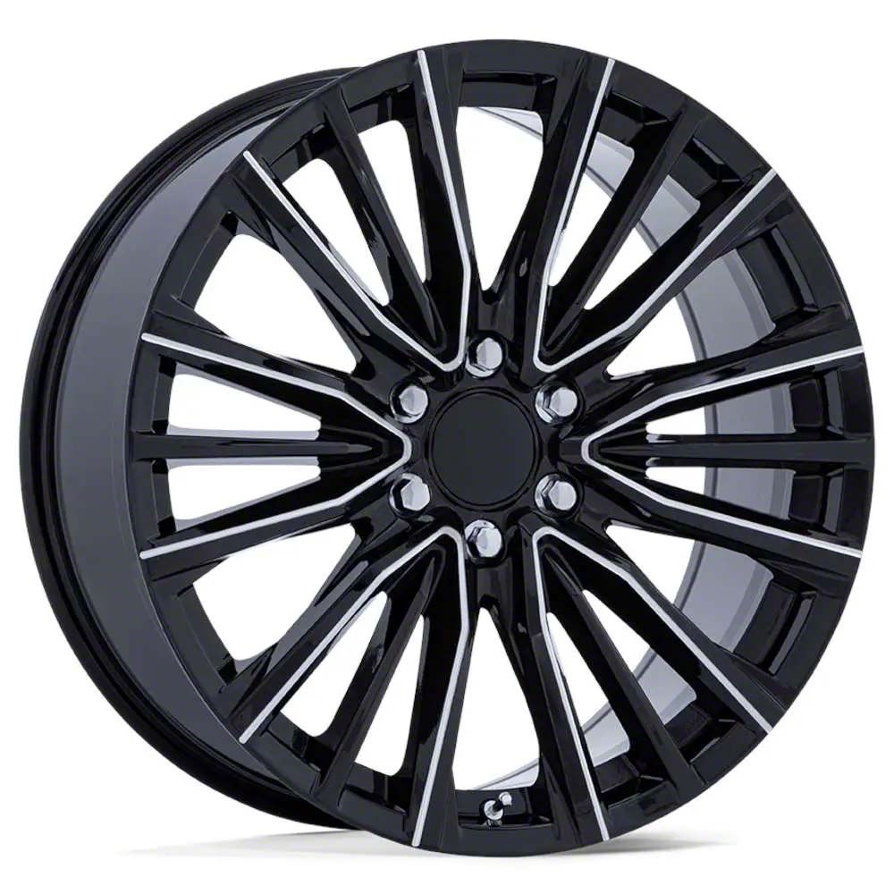Silverado 1500 PR223 Gloss Black Milled 6-Lug Wheel; 26x10; 28mm Offset ...