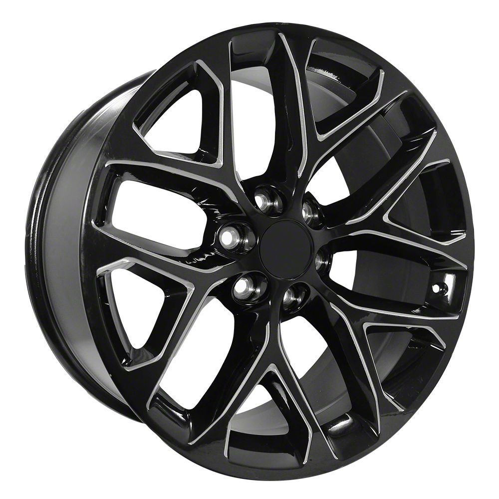Performance Replicas Colorado PR177 Gloss Black Milled 6-Lug Wheel ...
