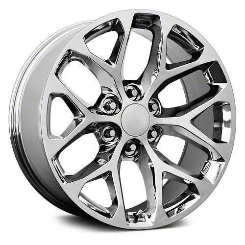 Sierra 1500 PR177 Chrome 6-Lug Wheel; 22x9; 24mm Offset (19-26 Sierra ...