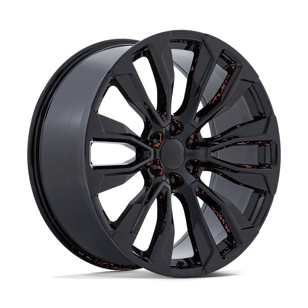 Performance Replicas Sierra 1500 PR211 Gloss Black 6-Lug Wheel; 24x10 ...