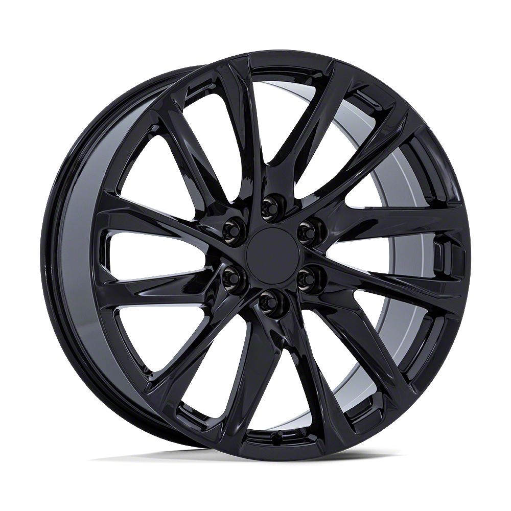 Performance Replicas Sierra 1500 PR213 Gloss Black 6-Lug Wheel; 22x9 ...