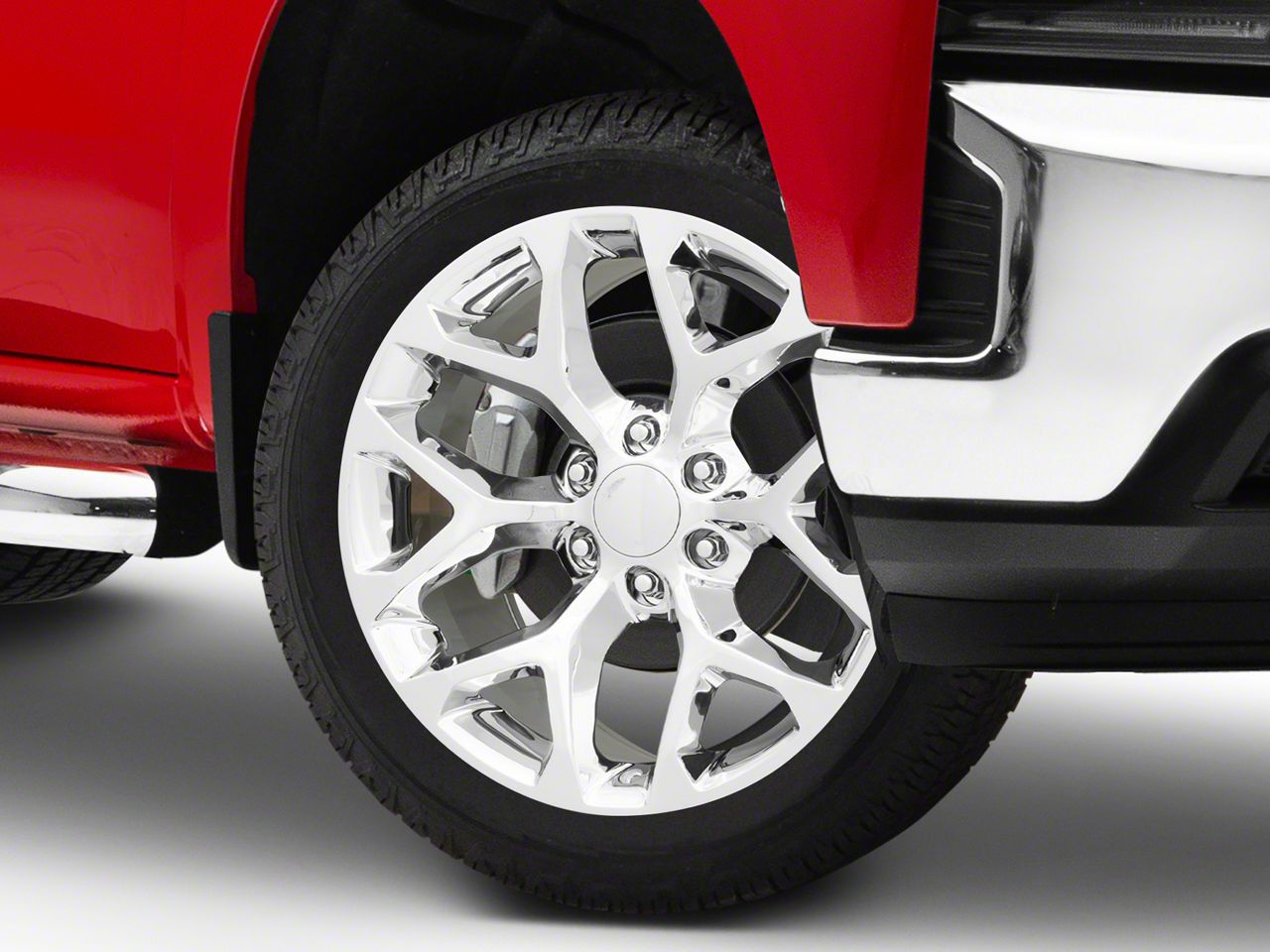 Silverado 1500 PR176 Chrome 6-Lug Wheel; 24x10; 24mm Offset (19-24 ...