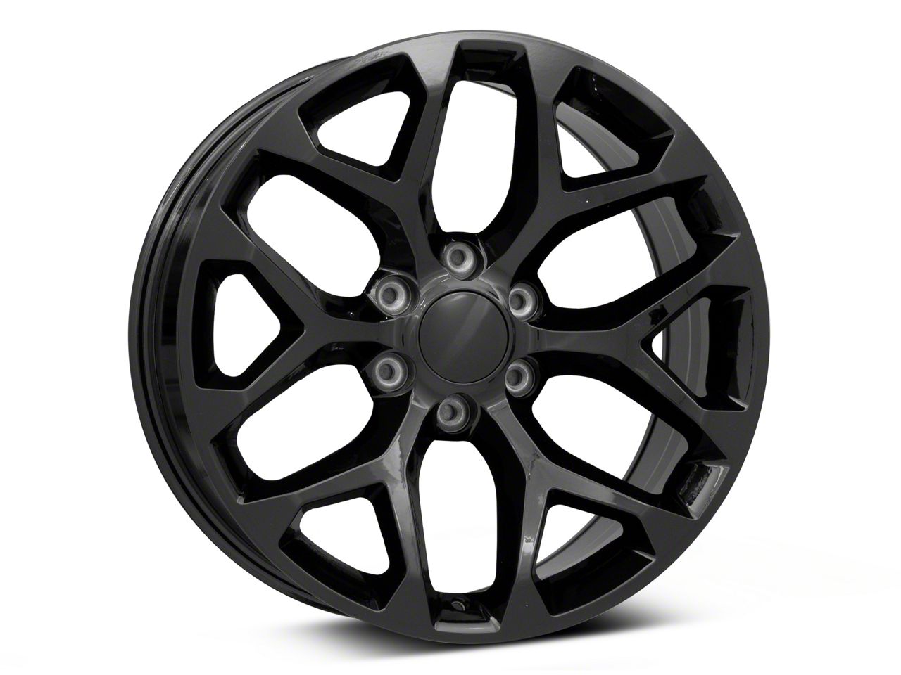 Silverado 1500 PR176 Gloss Black 6-Lug Wheel; 20x9; 24mm Offset (19-24 ...