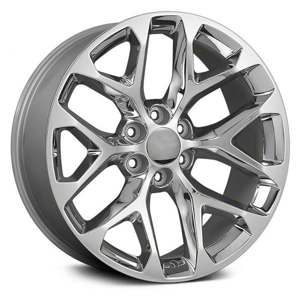 Silverado 1500 PR177 Chrome 6-Lug Wheel; 20x9; 24mm Offset (19-26 ...