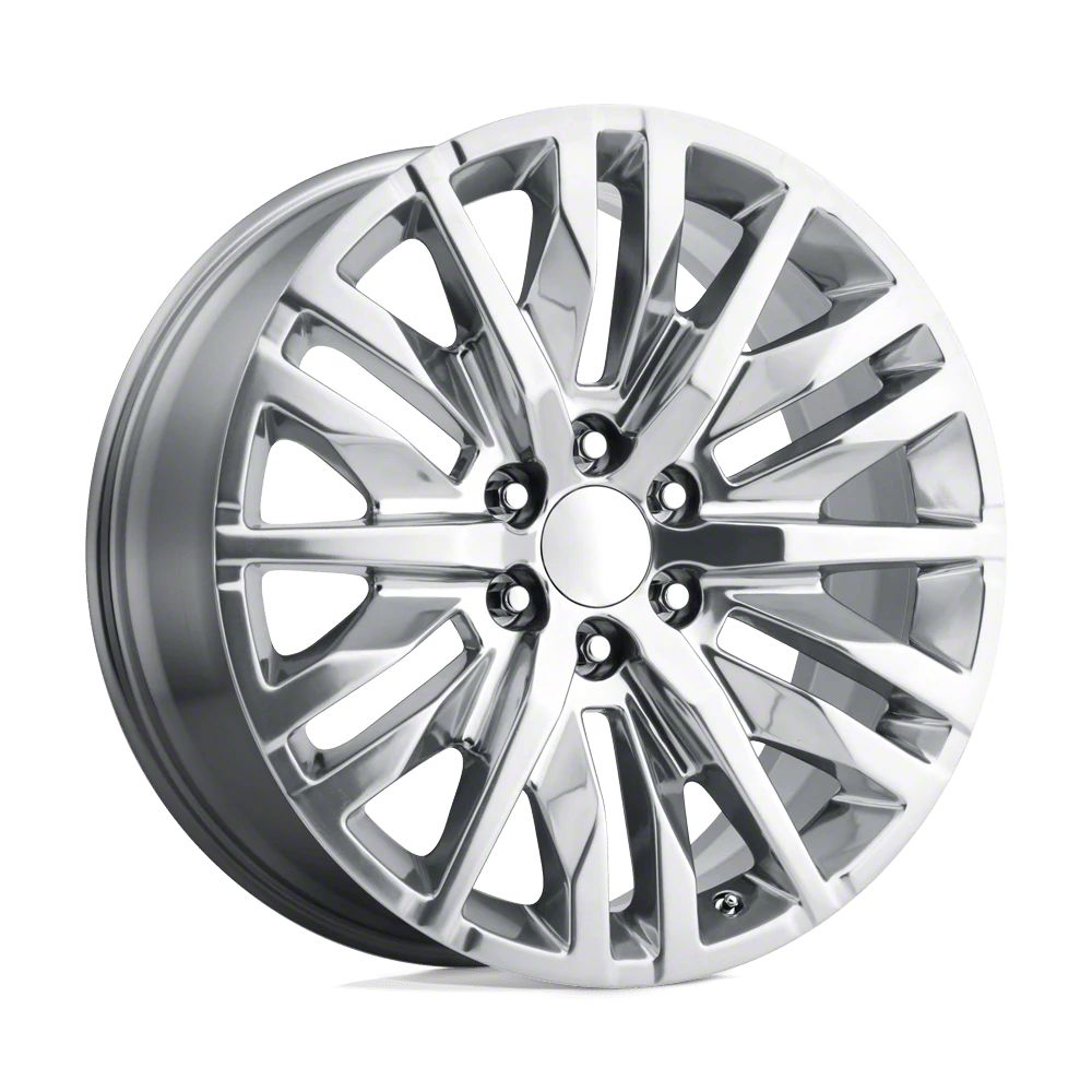 Silverado 1500 PR198 Polished 6-Lug Wheel; 20x9; 24mm Offset (19-25 ...