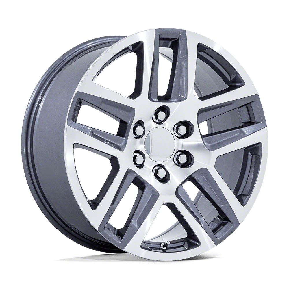 Yukon PR203 Gunmetal Machined 6-Lug Wheel; 20x9; 28mm Offset (21-26 ...