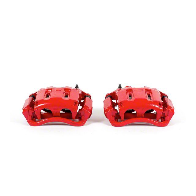 PowerStop F-350 Super Duty Performance Front Brake Calipers; Red S4996 ...