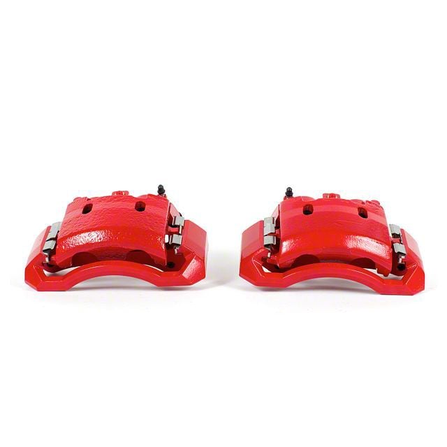 PowerStop RAM 1500 Performance Front Brake Calipers; Red R102800 (02-18 ...