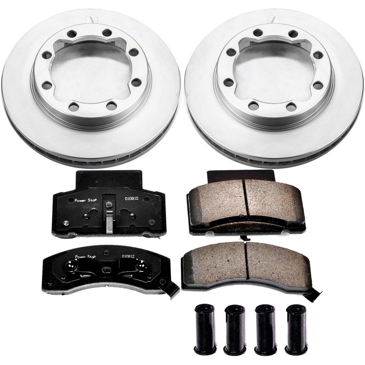 PowerStop RAM 2500 Z17 Evolution Plus 8-Lug Brake Rotor and Pad Kit ...