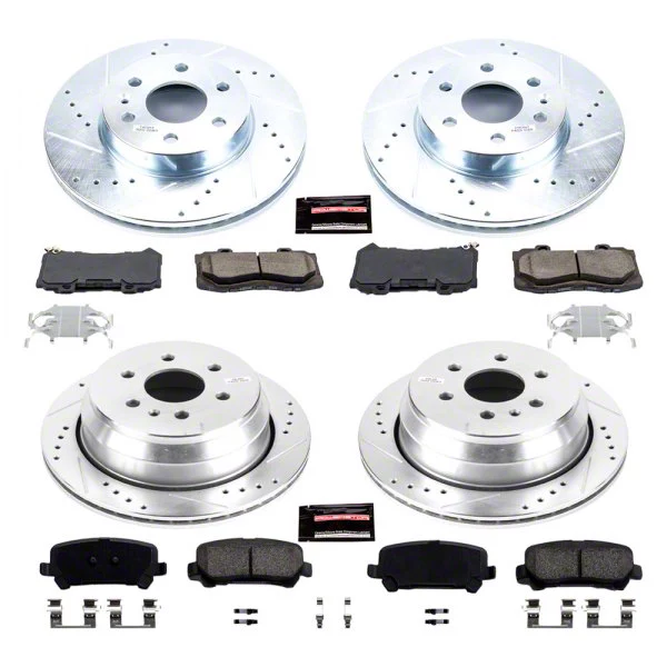 PowerStop Colorado Z23 Evolution Sport 6-Lug Brake Rotor and Pad Kit ...